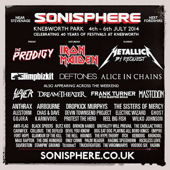 Dream Theater, the Cadillac Three and More Added to Sonisphere Lineup ...