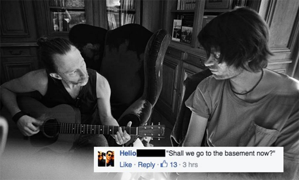 Radiohead Fans Captioned the Band's Recent Facebook Photos to Hilarious ...