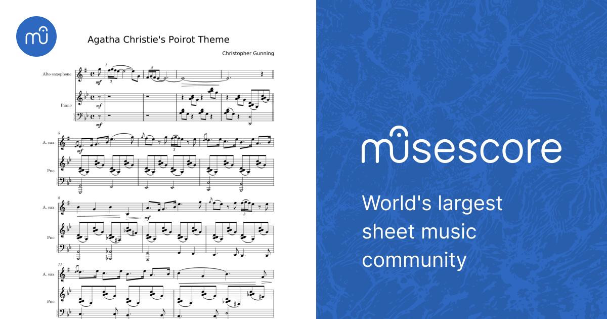 Agatha Christie' s Poirot Theme - Christopher Gunning Sheet music for ...