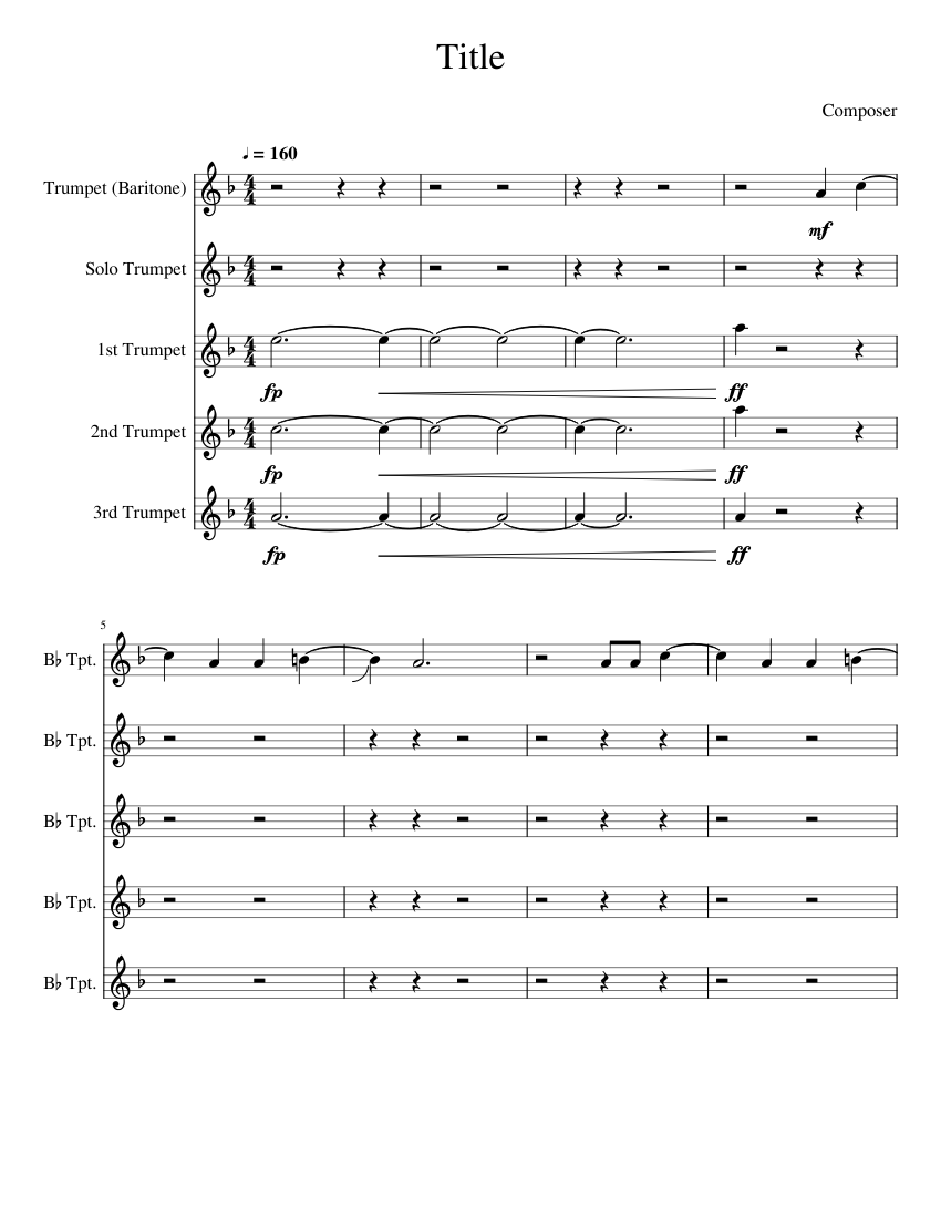 Santa Clara Vanguard 2019 Ballad Trumpet Parts (With Baritone ...