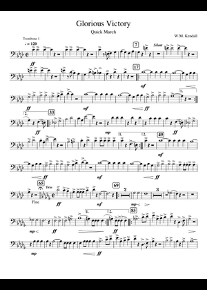 Glorious Victory – W.M. Kendall Sheet music for Trombone, Tuba, Oboe ...