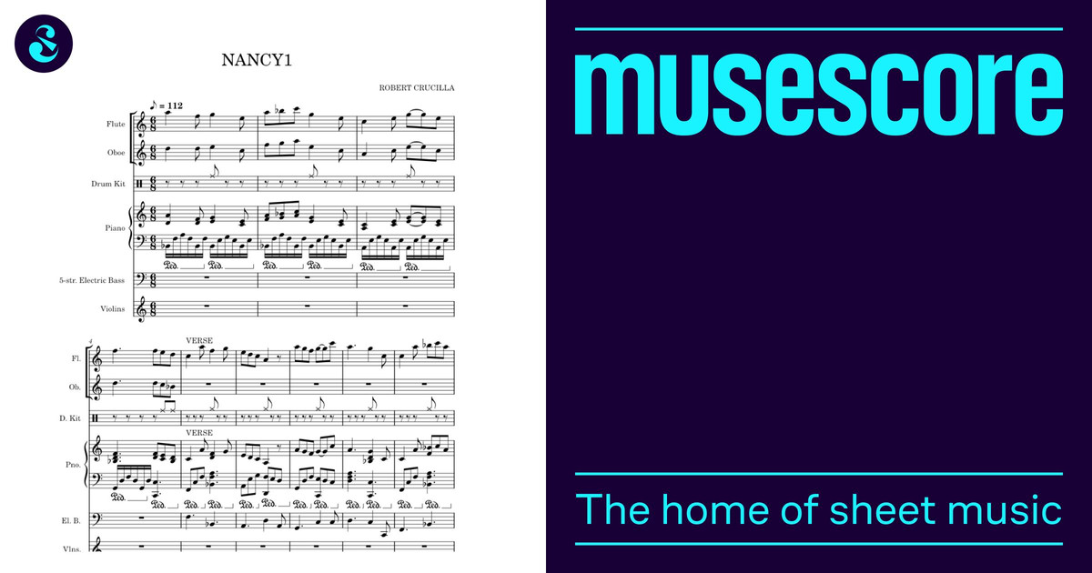 NANCY Sheet Music for Piano, Flute, Oboe, Bass guitar & more ...