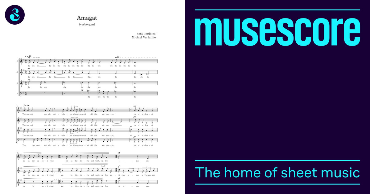 Amagat Sheet music for Synthesizer (Mixed Quartet) | Musescore.com