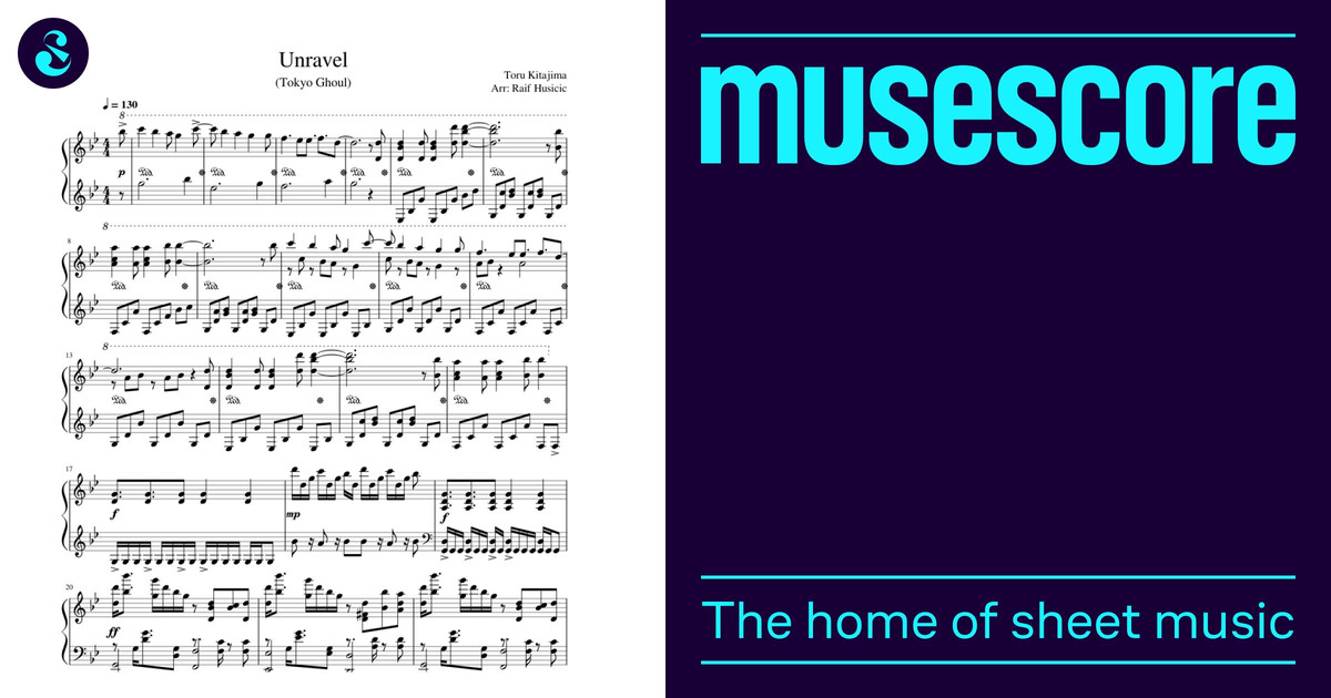 Unravel Sheet music for Piano (Solo) | Musescore.com
