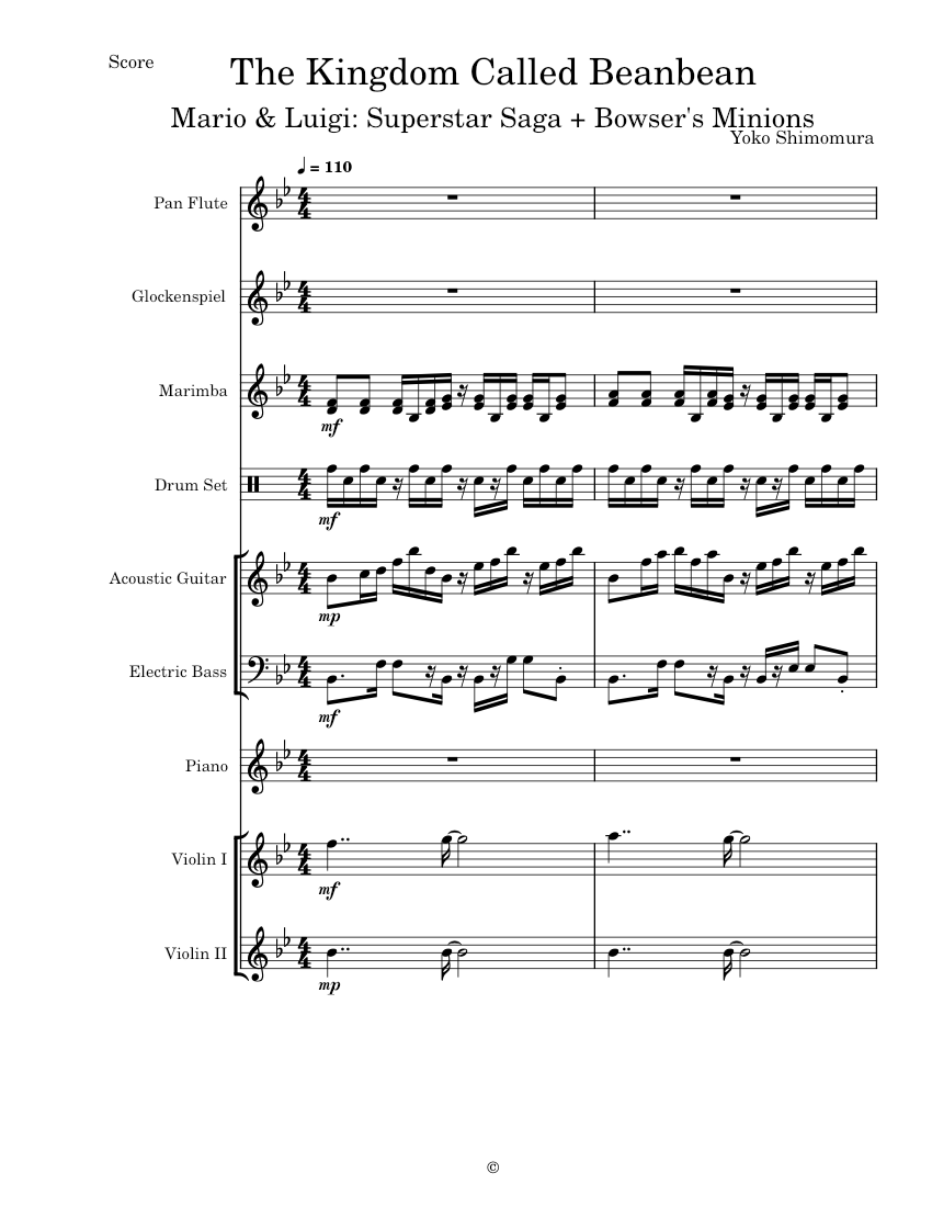 The Kingdom Called Beanbean (Mario & Luigi: Superstar Saga + Bowser's ...