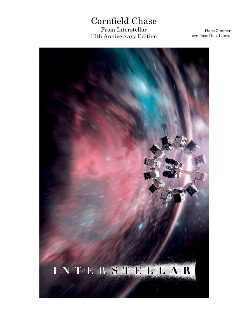 Cornfield Chase (Interstellar) - Hans Zimmer Sheet music for Flute ...