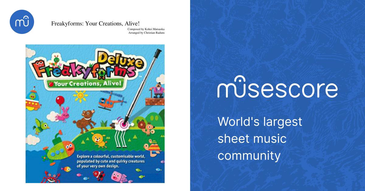 Main Theme from Freakyforms: Your Creations, Alive! Sheet Music for ...