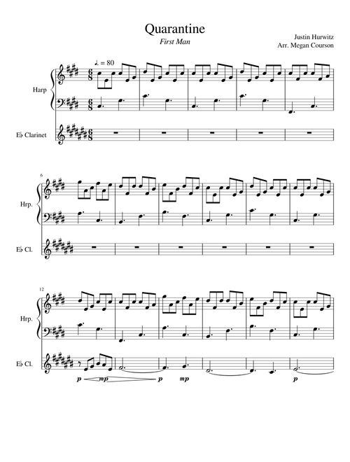 e flat clarinet excerpts
