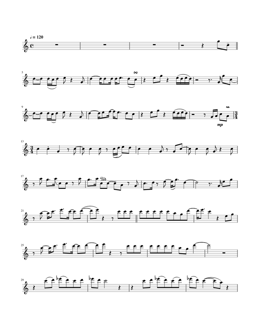 blueming Sheet music for Voice (other) (Solo) | Musescore.com