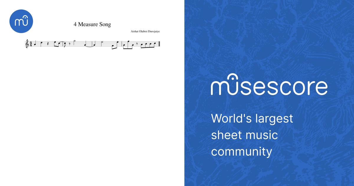 4 Measure Rhythm Sheet music for Piano (Solo) | Musescore.com