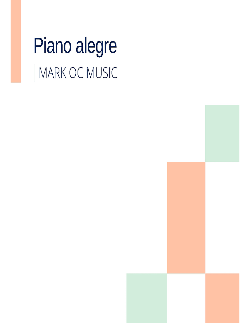 Mark OC Music - Piano alegre Sheet music for Piano (Solo) Easy ...