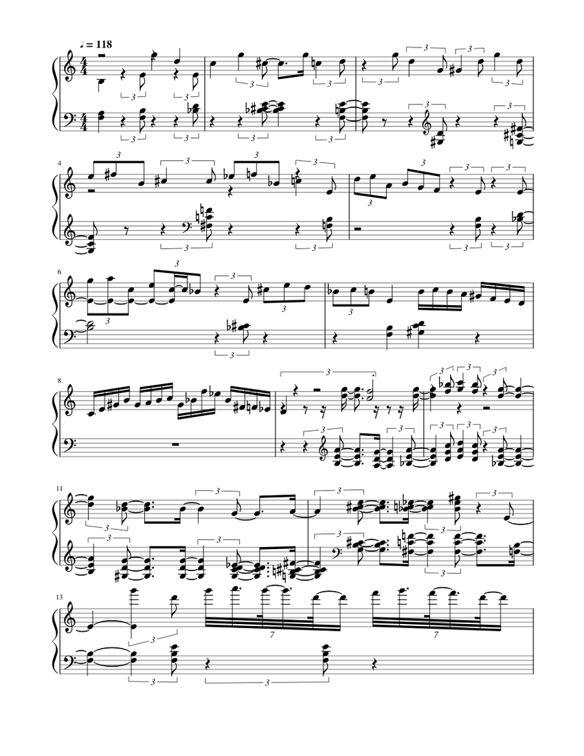 McCoy Tyner - Big Nick Sheet music for Piano (Solo) | Musescore.com