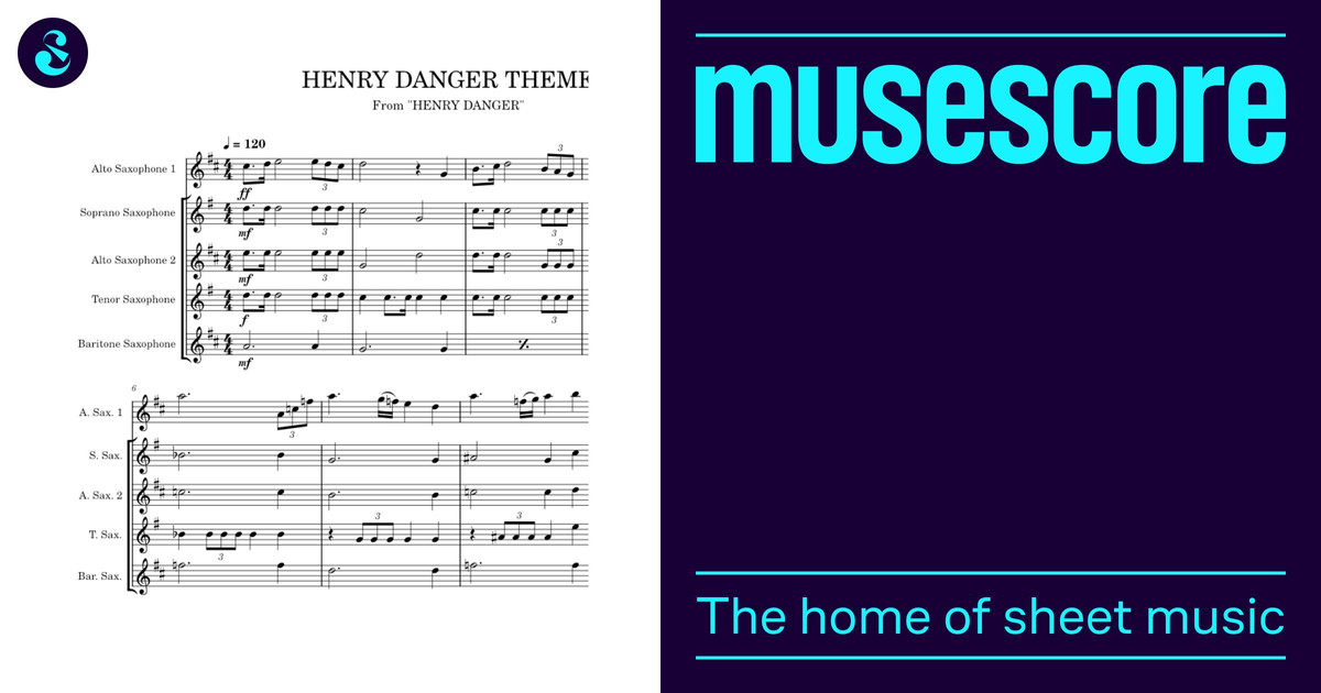 Henry Danger Theme (SAX ARRANGEMENT) | Michael Corcoran & Zack Hexum ...