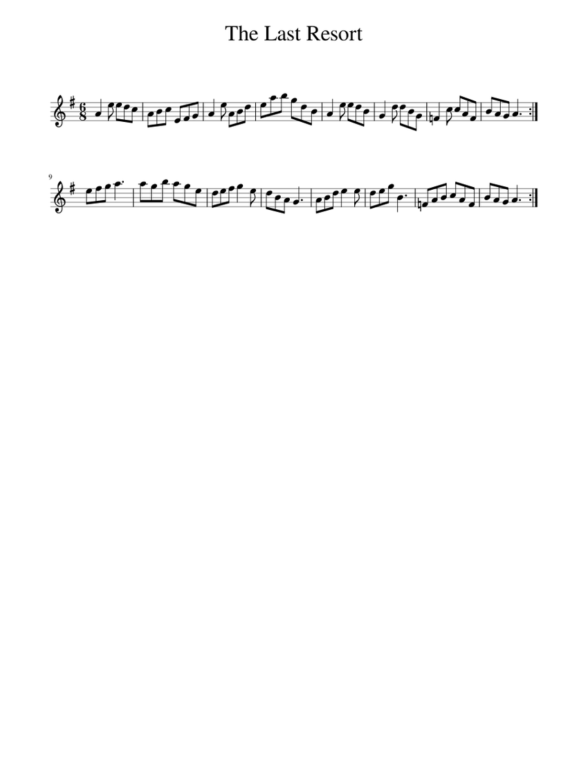 The Last Resort Sheet Music for Piano (Solo) Easy | MuseScore.com