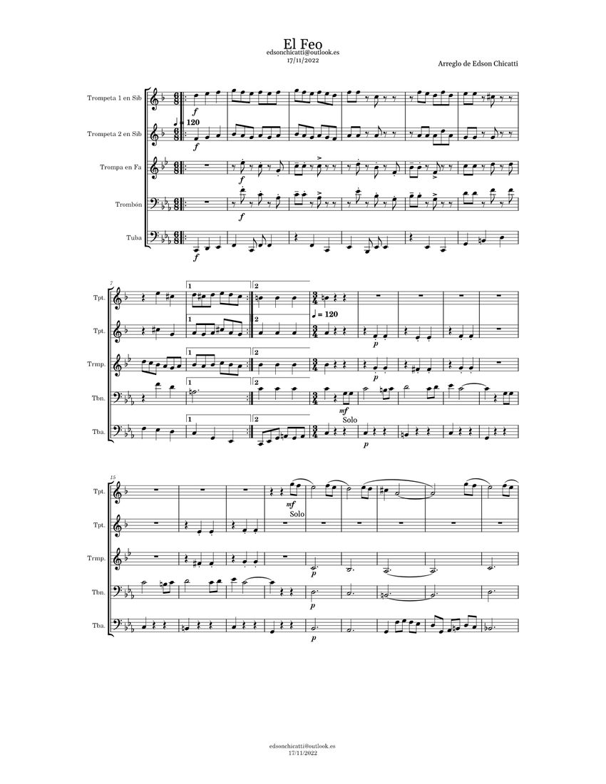 El Feo – Demetrio López López El Feo - piano tutorial