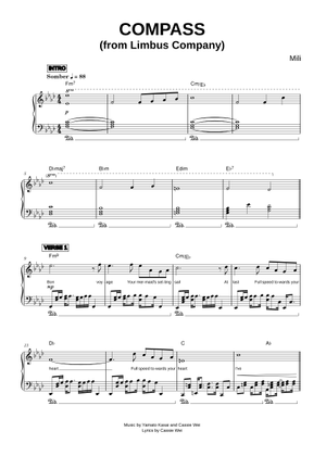 Compass – Mili Compass Sheet Music for Piano (Solo) | MuseScore.com
