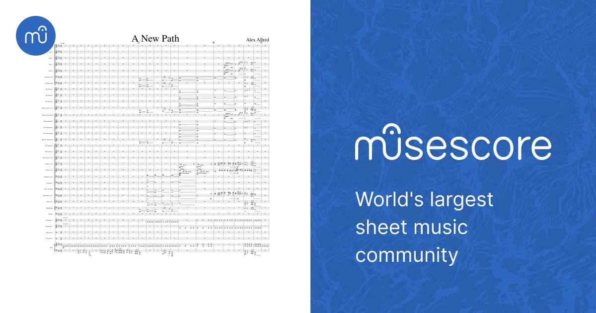 A New Path - Alex Allred Sheet Music for Piano, Trombone, Tuba, Flute ...