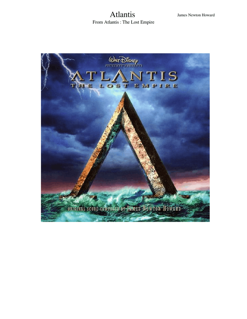 Atlantis Sheet Music for Piano, Trombone, Soprano, Alto & more ...