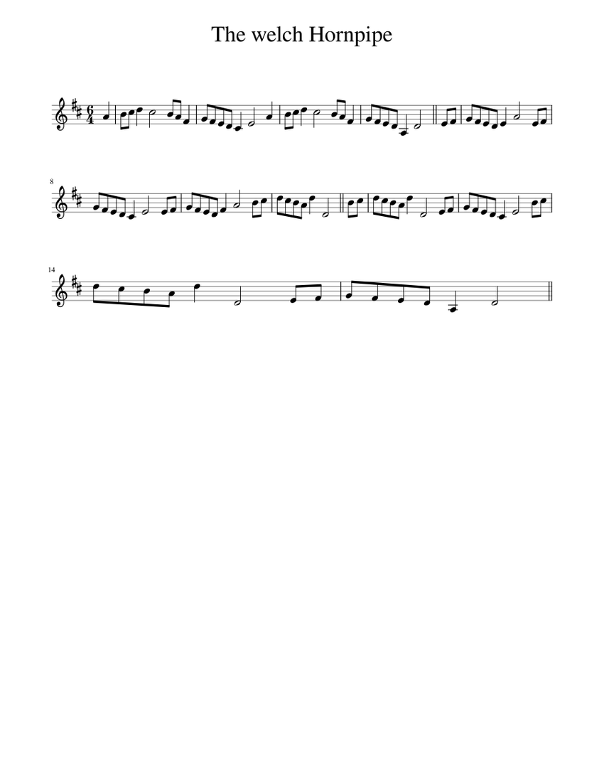 The welch Hornpipe Sheet music for Piano (Solo) Easy | Musescore.com