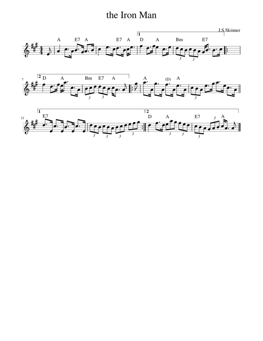 the Iron Man Sheet music for Piano (Solo) Easy | Musescore.com