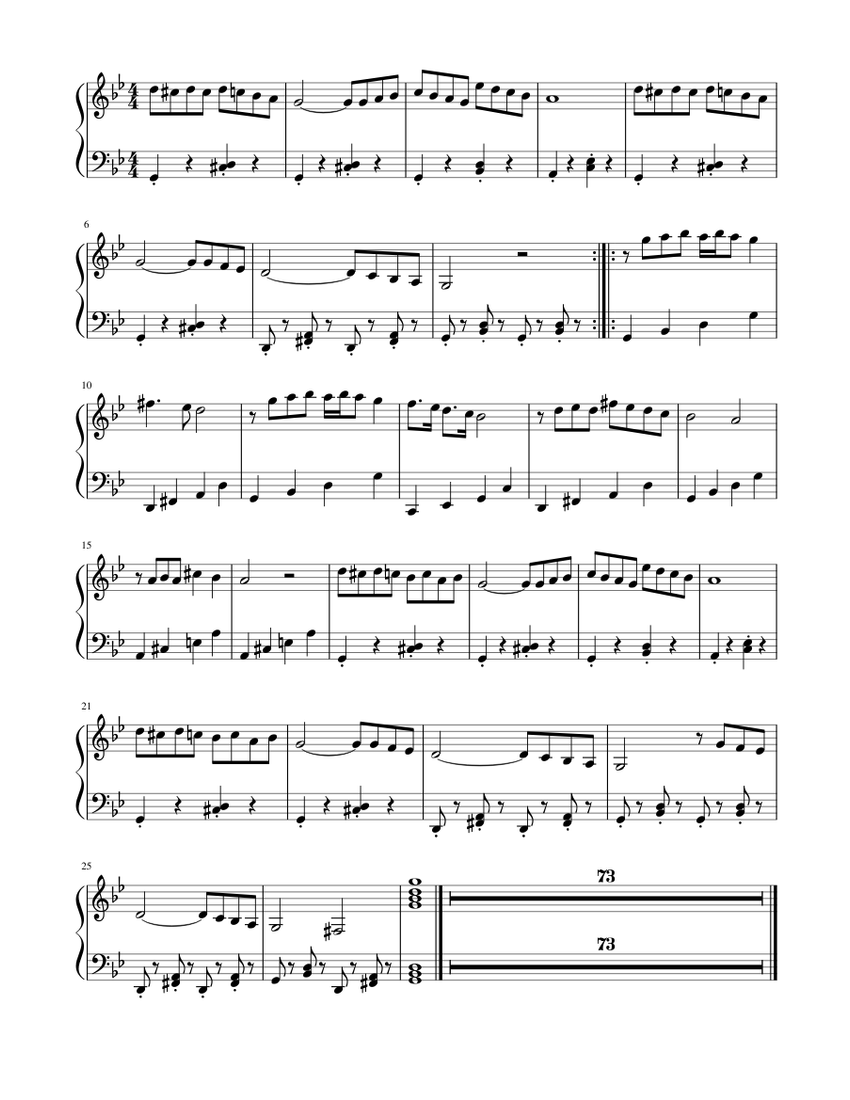 dunno Sheet music for Piano (Solo) | Musescore.com