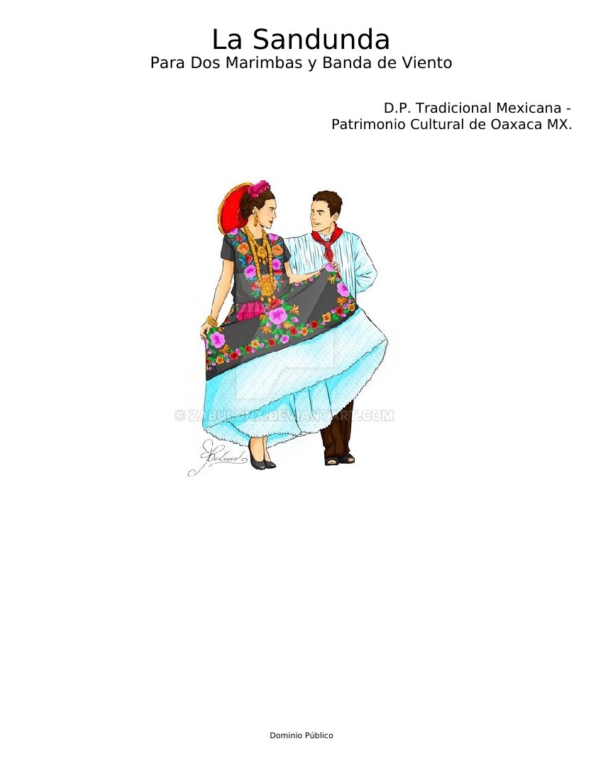 La Sandunga Banda Viento Sheet Music for Trombone, Trombone bass, Oboe ...