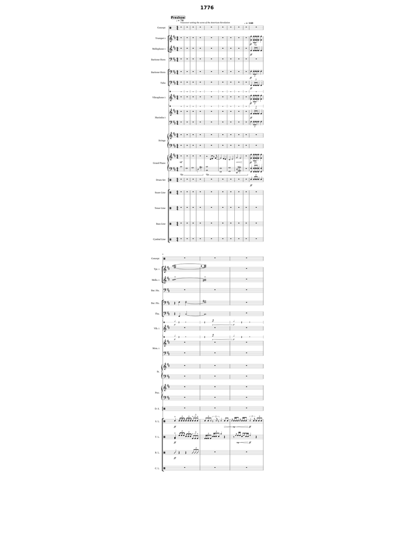 1776 [WIP] – Silver Horizon Sheet Music for Piano, Tuba, Mellophone ...