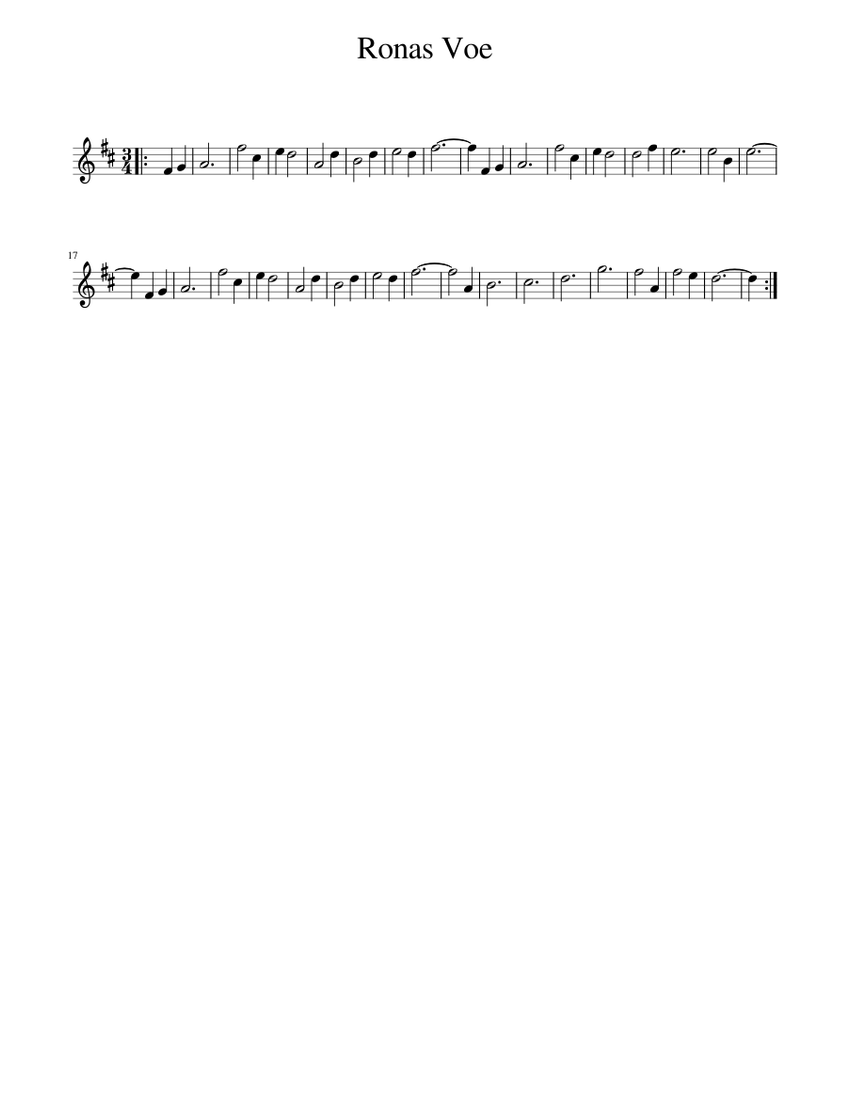 Ronas Voe Sheet Music for Piano (Solo) Easy | MuseScore.com