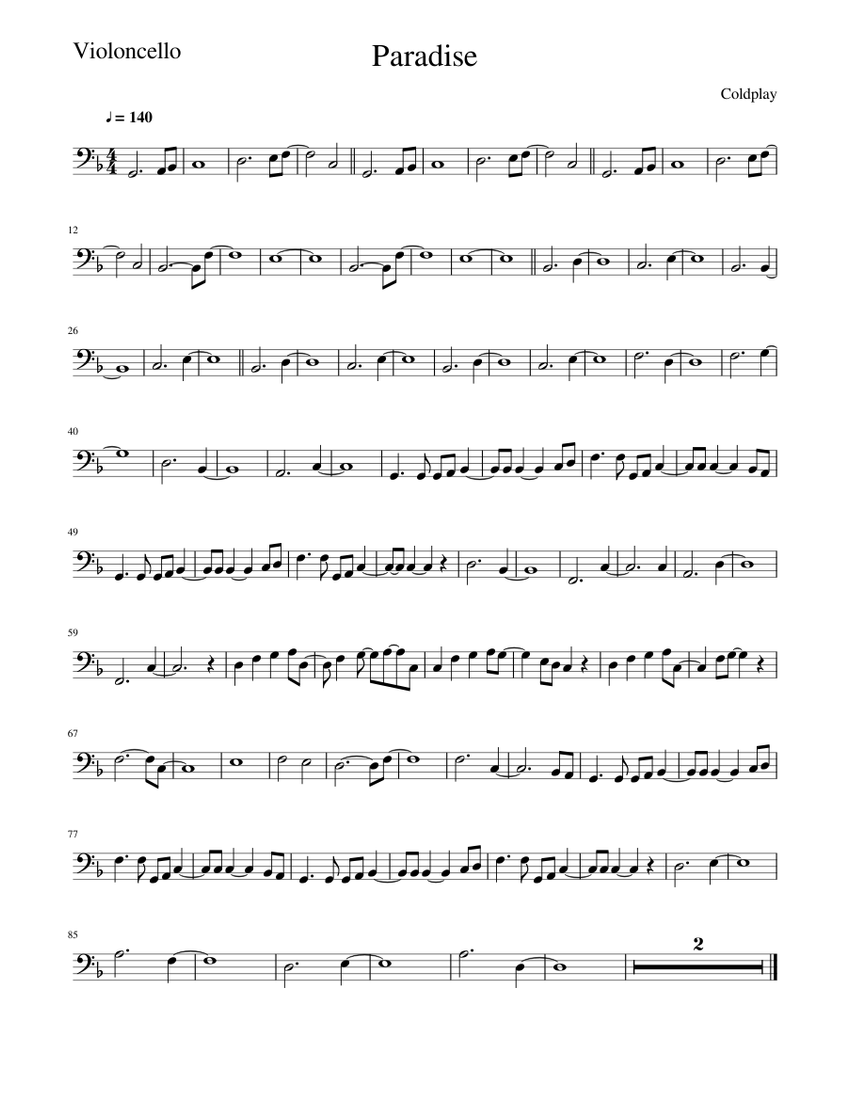 magic coldplay cello