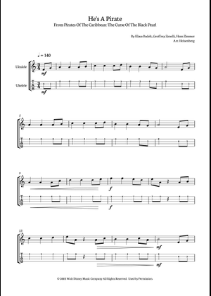 Play Official version of Pirates of the Caribbean Sheet Music by Hans ...