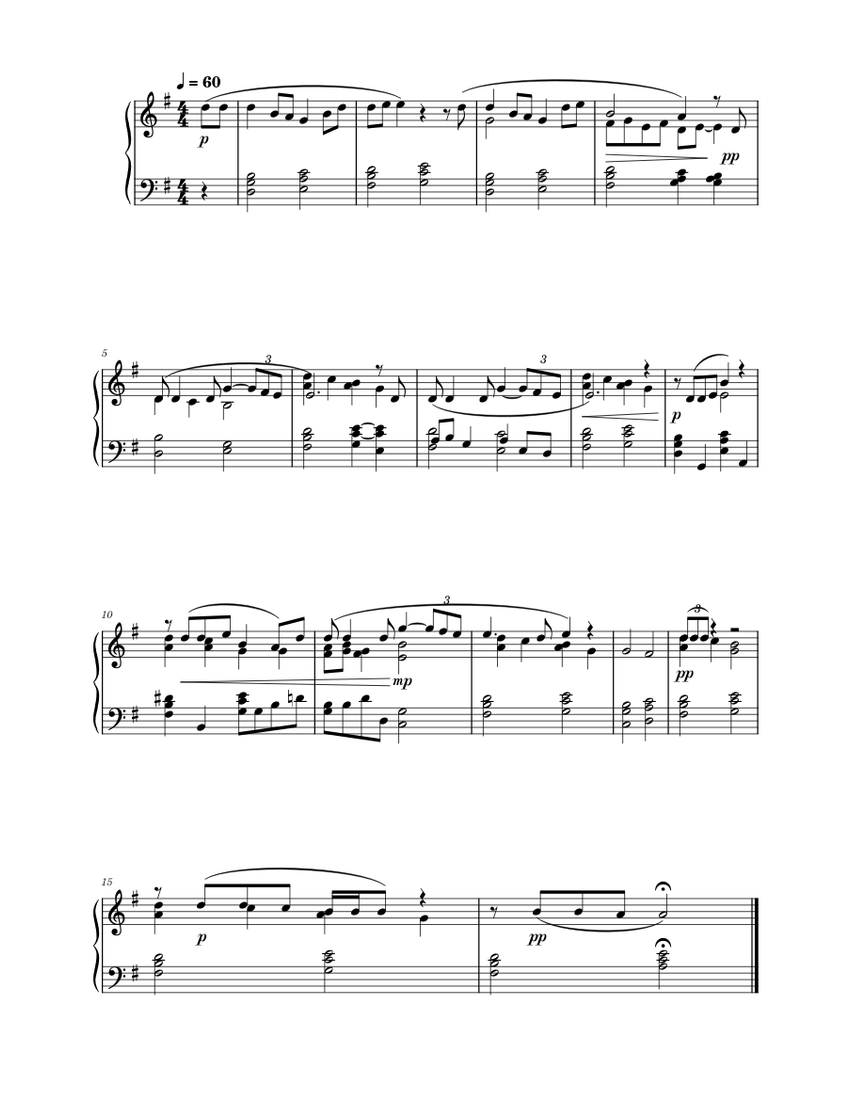 Lydia, Oh Lydia – Ben Levin Sheet music for Piano (Solo) Easy ...
