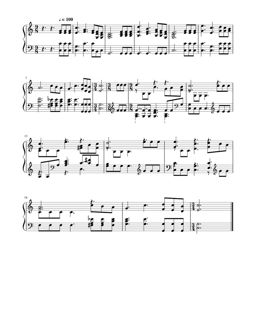 Willing am I, and ready always - Wm. Edie Marks Sheet music for Piano ...