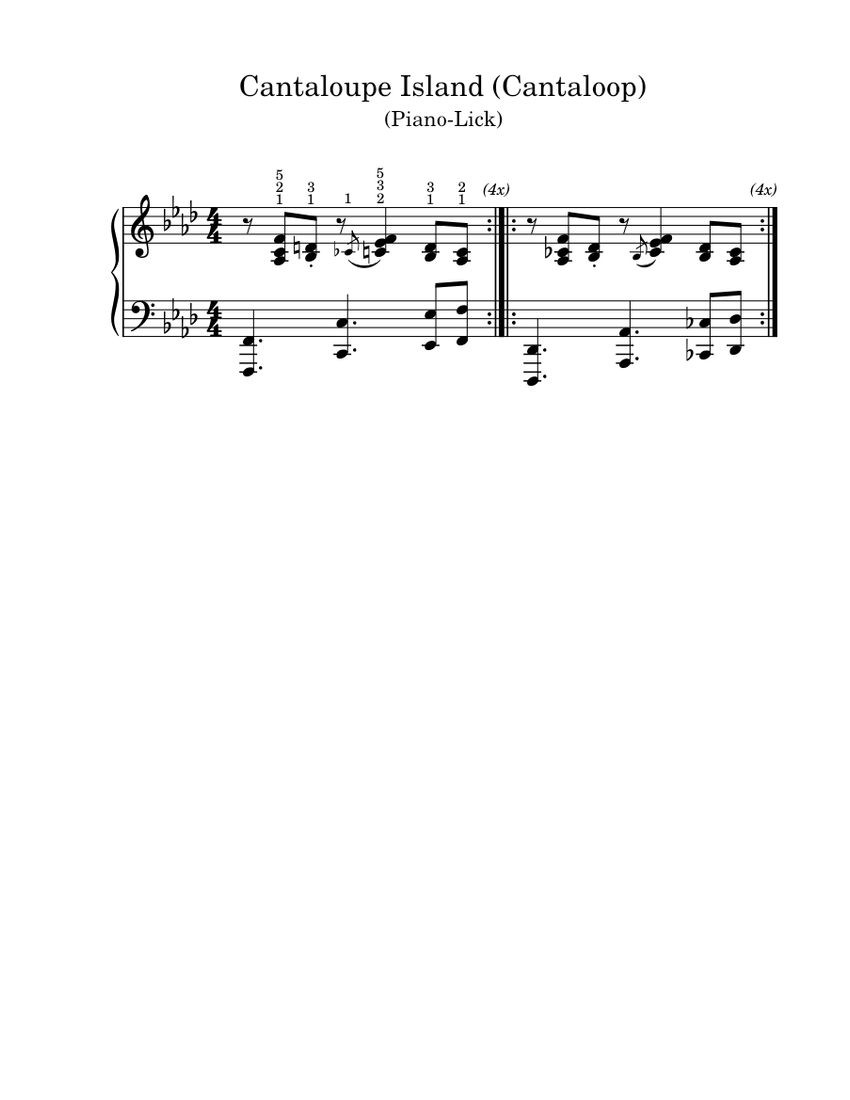 Cantaloupe island – Herbie Hancock Sheet music for Piano (Solo) | Musescore.com