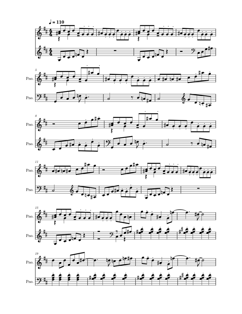Crazy Dave (Intro Theme) – Laura Shigihara Sheet Music for Piano (Solo ...
