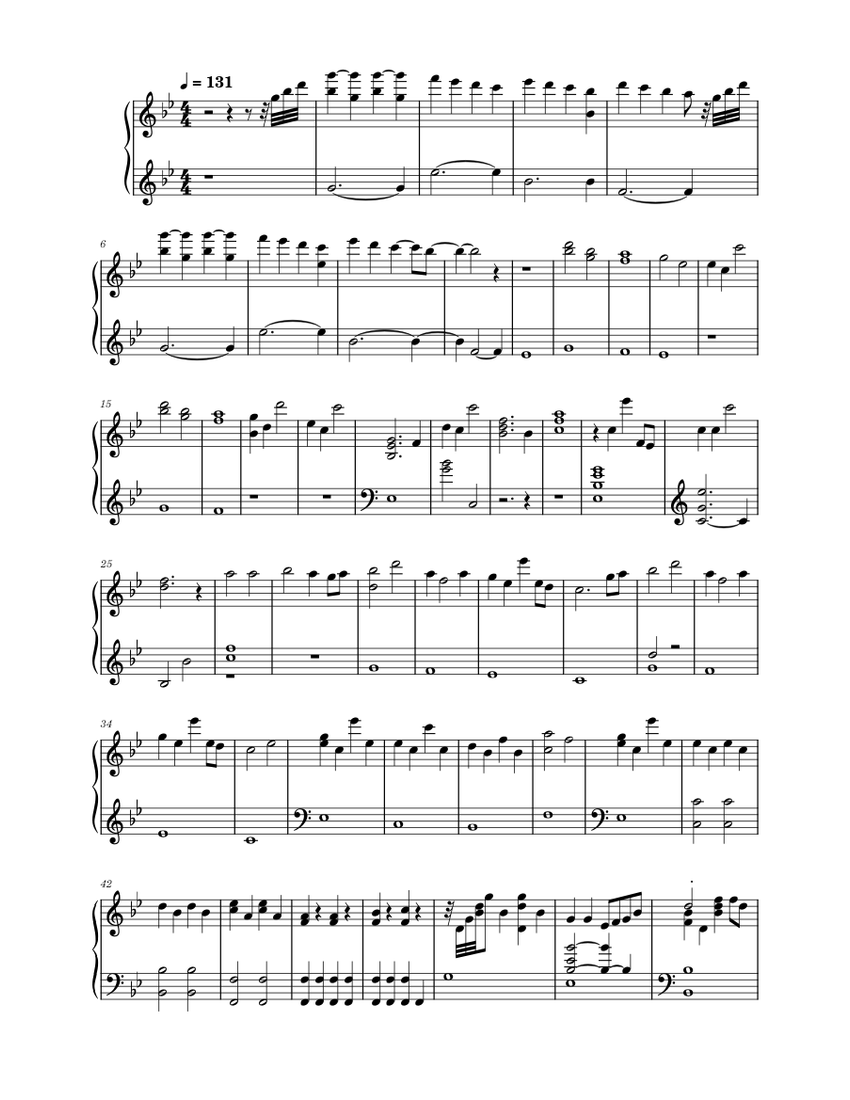 La musa y el espíritu – Saurom la musa y el espiritu Sheet Music for ...