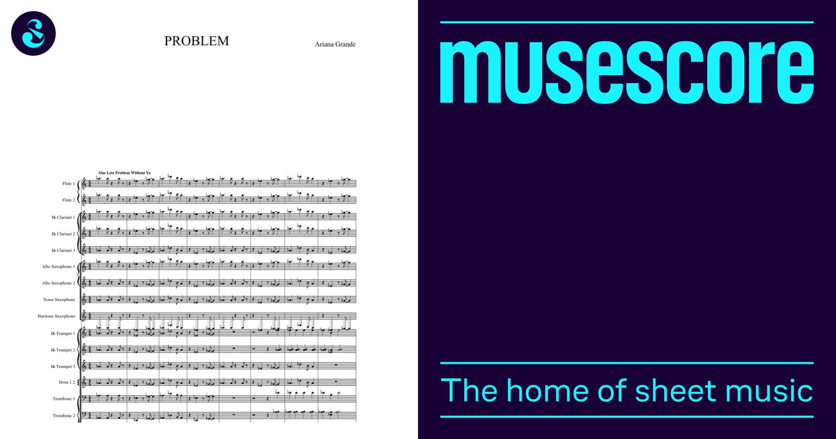 PROBLEM Sheet music for Trombone, Tuba, Flute, Clarinet other & more ...