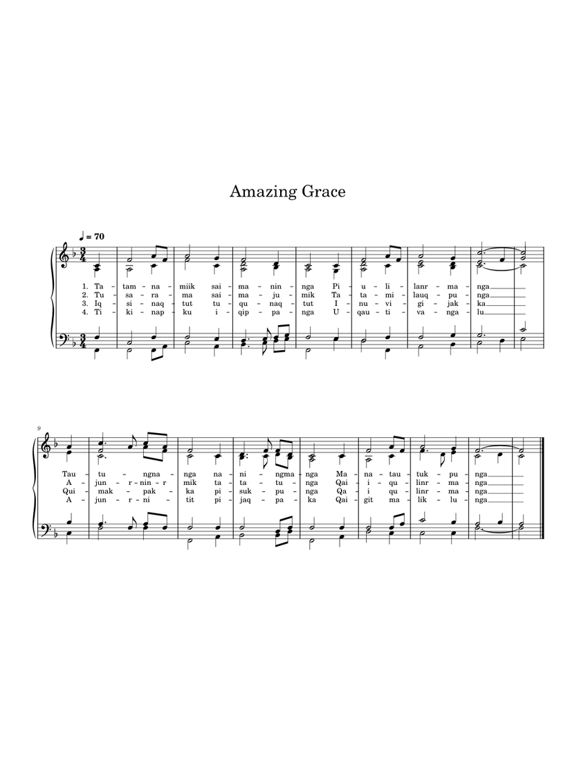 Amazing grace Sheet music for Organ (Choral) | Musescore.com
