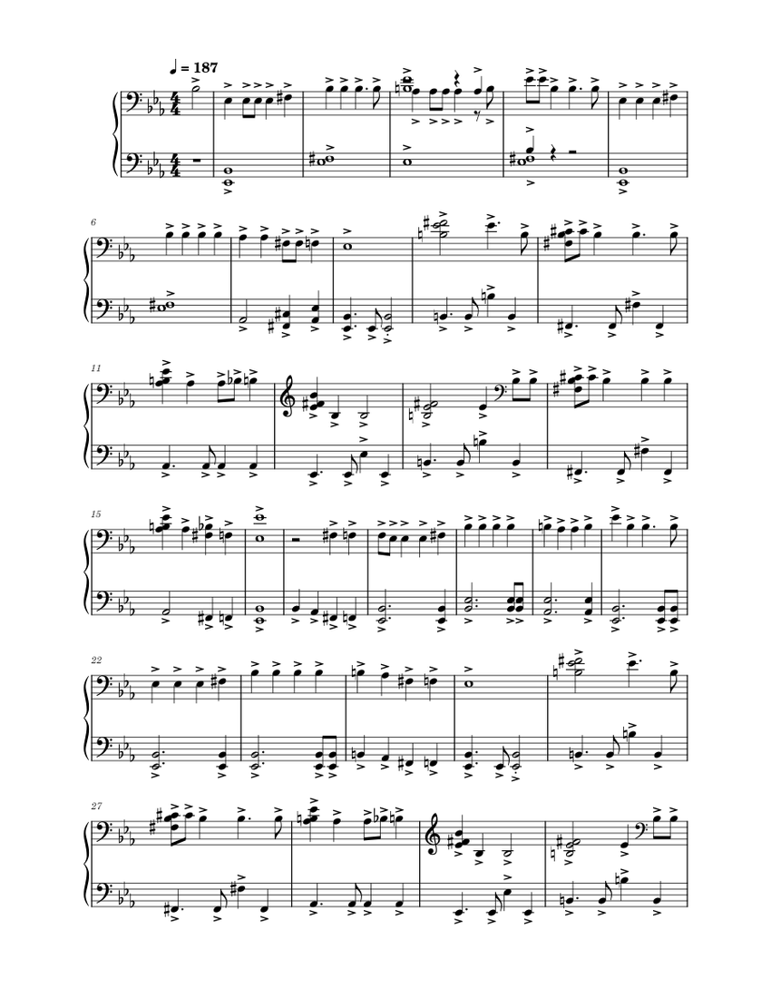 Wellerman Sea Shanty Piano Arrangement Sheet music for Piano (Solo ...