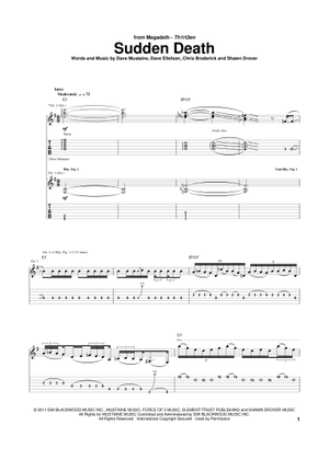 countdown to extinction tab