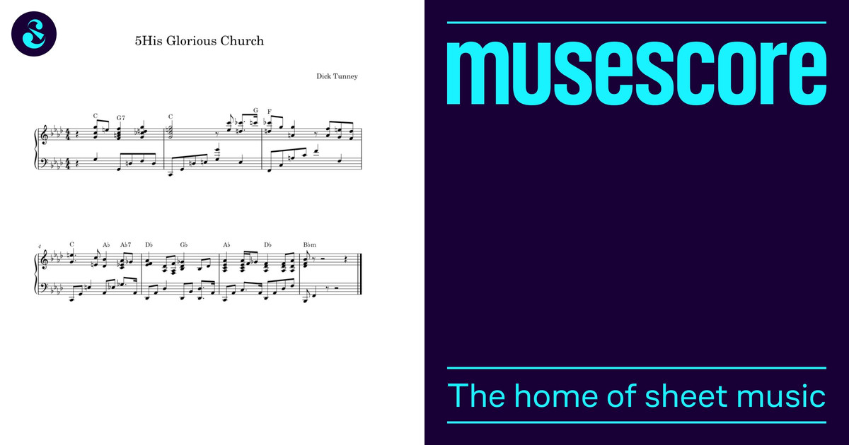 His Glorious Church - DICK and MELODIE TUNNEY Sheet music for Piano ...