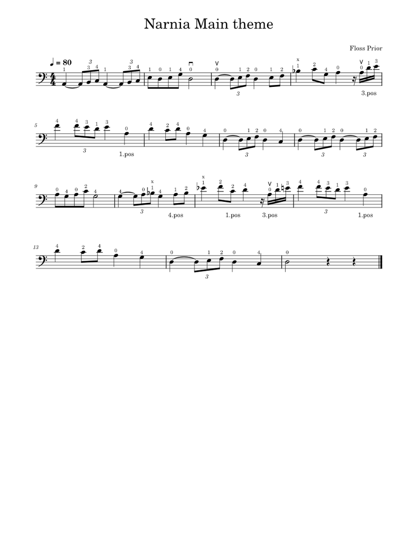 The Chronicles Of Narnia OSTs – Harry Gregson-Williams Sheet music for ...