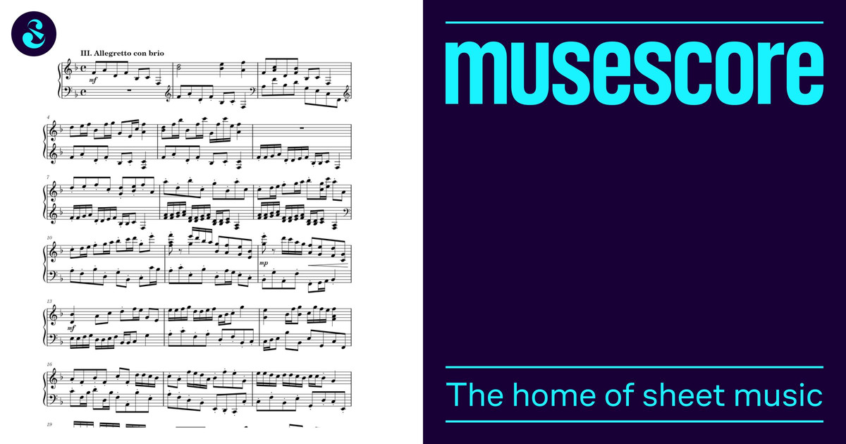 Sonate piano 8 - III – Dominique Picard Sheet music for Piano (Solo ...