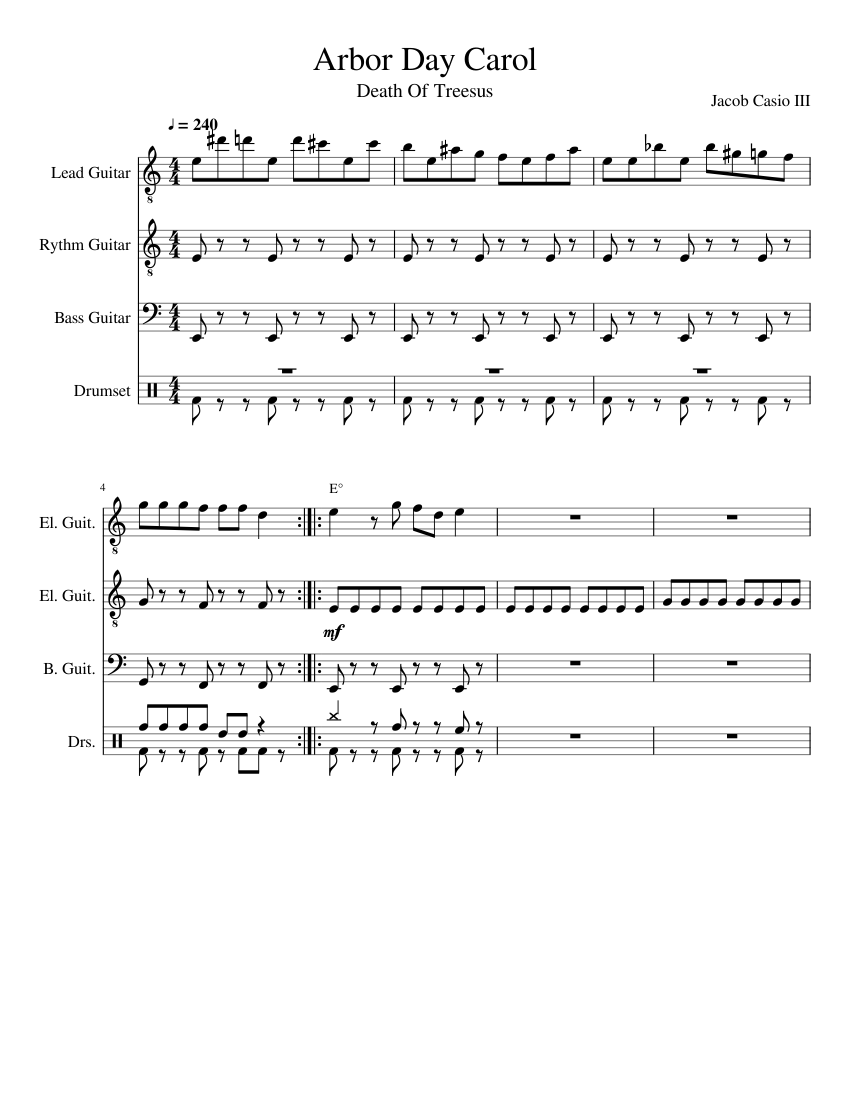 Arbor Day Carol - piano tutorial