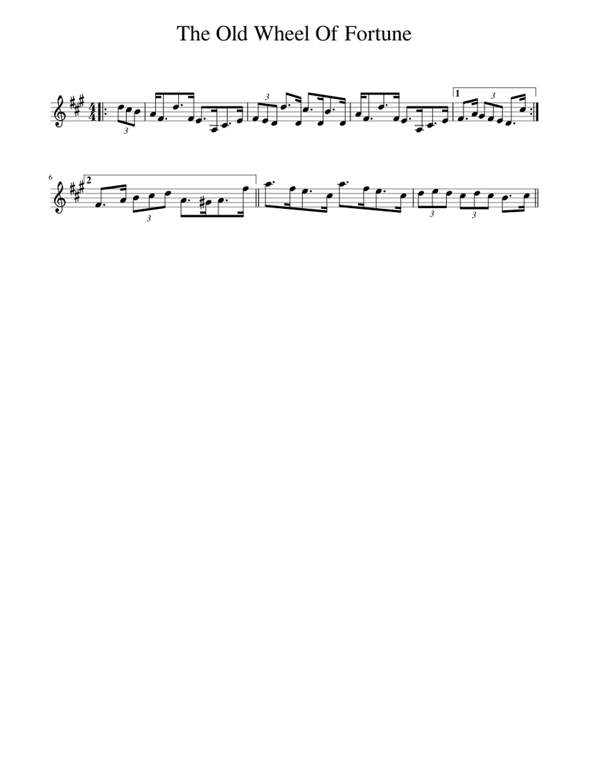 The Old Wheel Of Fortune Sheet music for Piano (Solo) Easy | Musescore.com