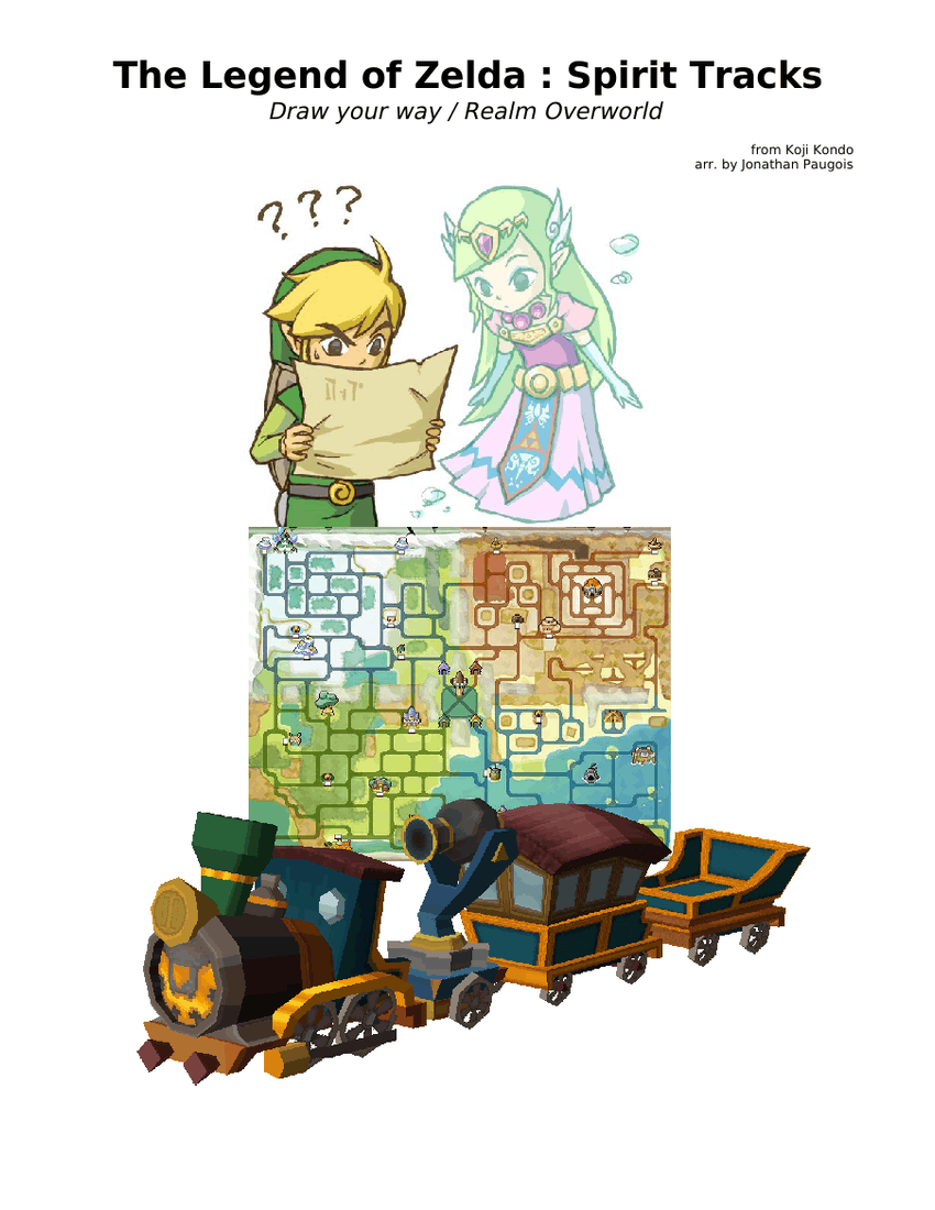 Realm Overworld | The Legend of Zelda : Spirit Tracks Sheet music for ...