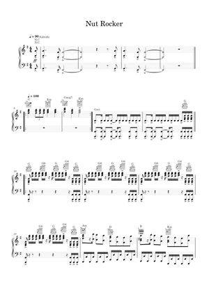 Play Official version of Nut Rocker Sheet Music by B Bumble And The ...