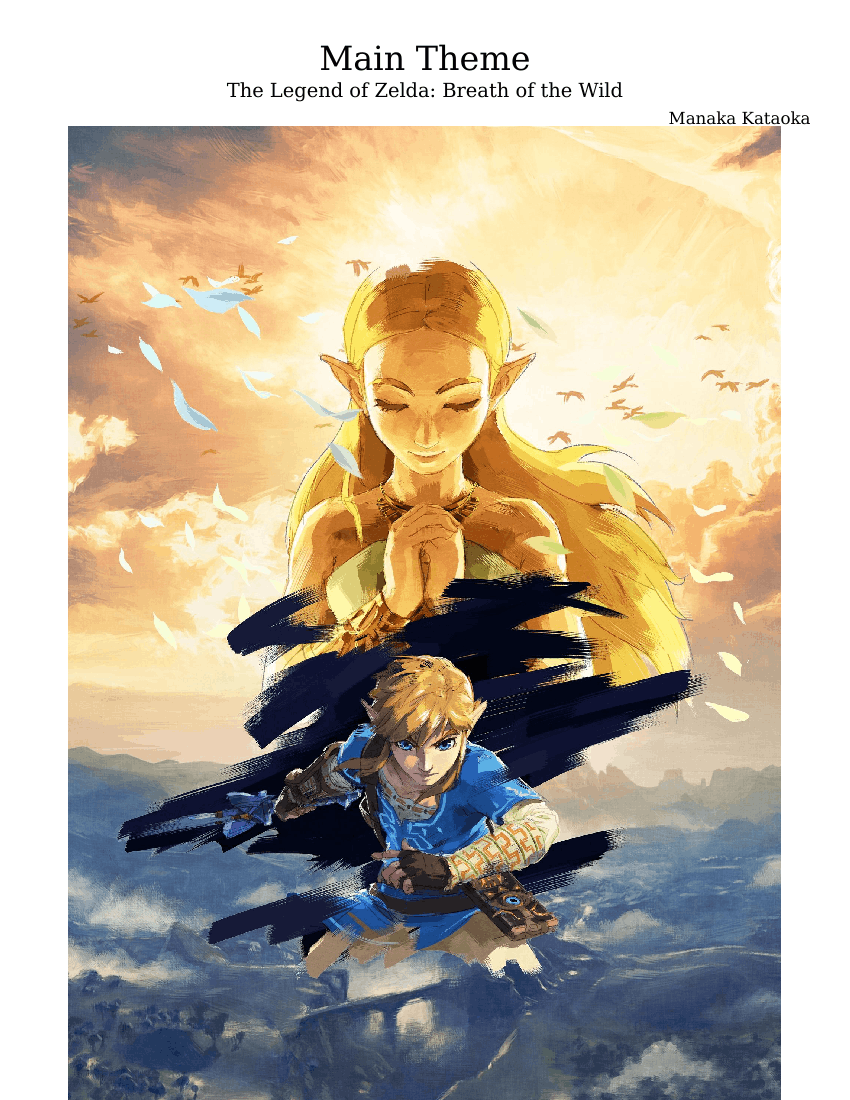 Breath of the Wild: Main Theme (Piano Solo) Sheet Music for Piano (Solo ...