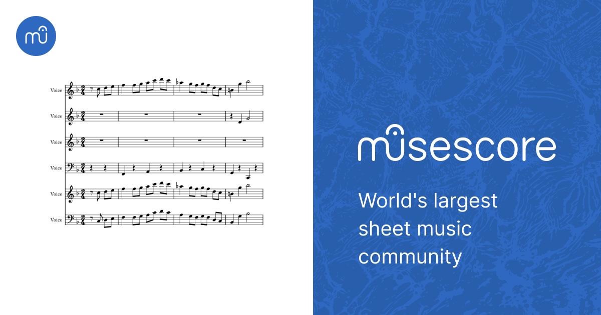 Mahna Mahna Sheet music for Vocals (Mixed Ensemble) | Musescore.com