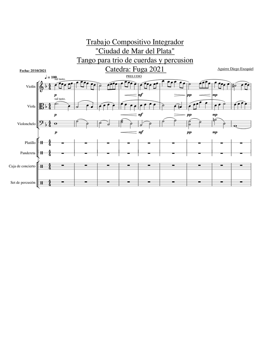 Aguirre Diego Trabajo Practico Integrador DEFINTIVO CHINGA Sheet music ...