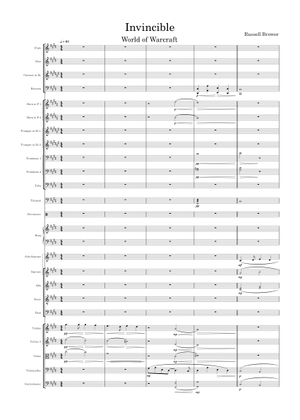 World Of Warcraft Invincible Piano Sheet Music Music World Of Warcraft
